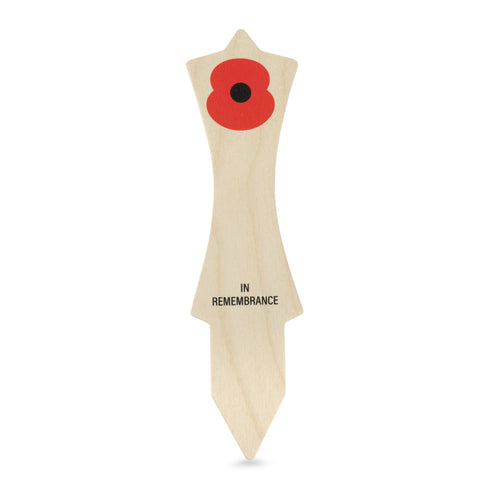 Printed Khanda Wooden Tribute | Poppy Shop UK