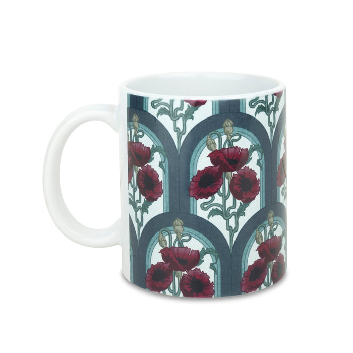 Laurence Llewelyn-Bowen Art Deco Poppy Mug | Poppy Shop UK