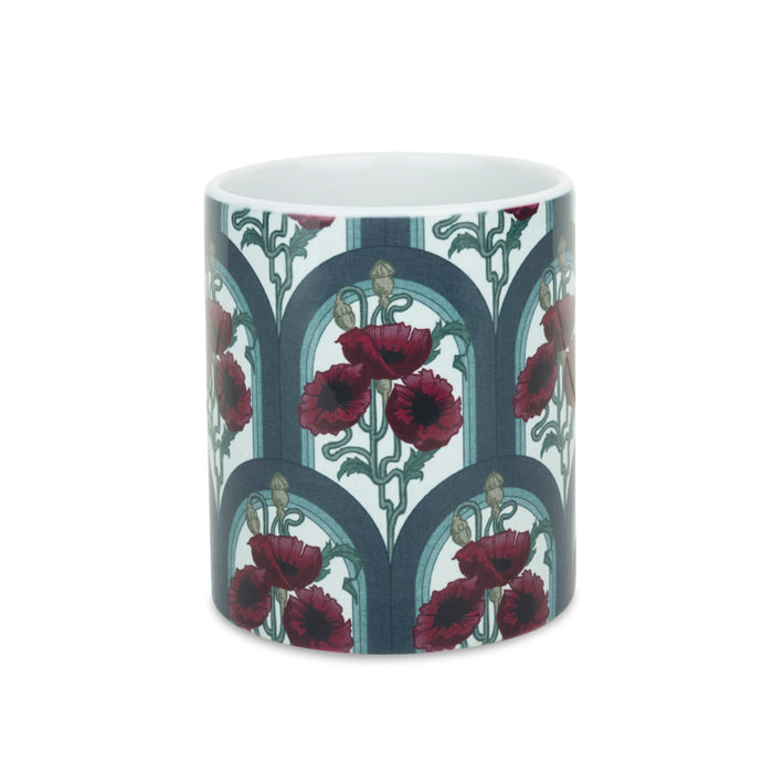 Laurence Llewelyn-Bowen Art Deco Poppy Mug | Poppy Shop UK