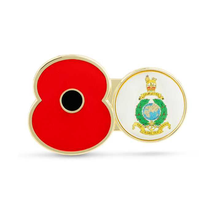 Royal Marines Service Poppy Pin | Poppy Shop UK