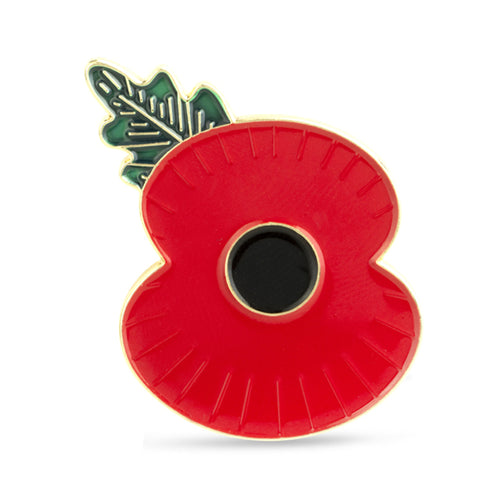 Magnetic Ridged Poppy Lapel Badge – Poppy Shop UK