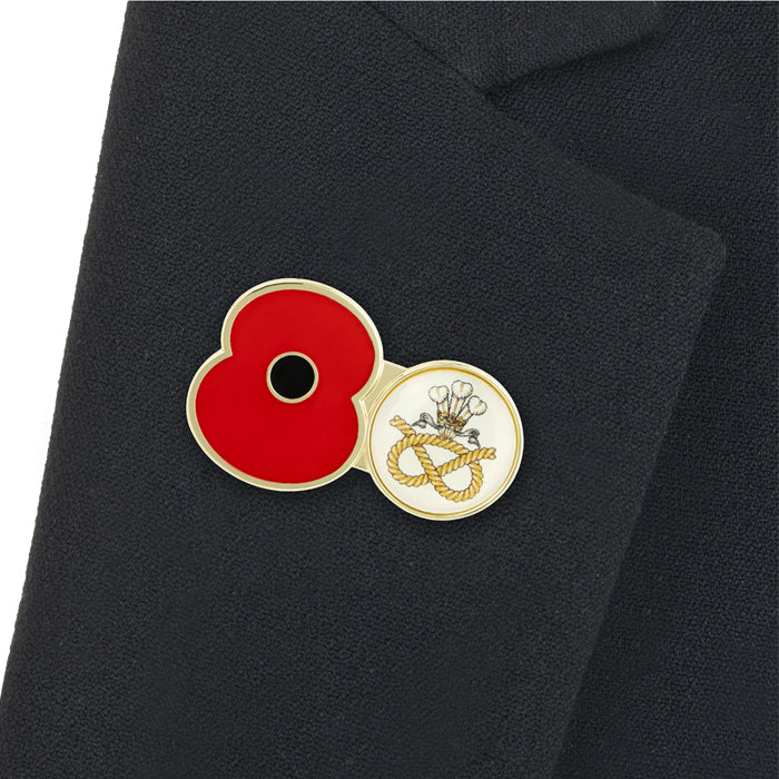 Staffordshire Regiment Service Poppy Pin | Poppy Shop UK