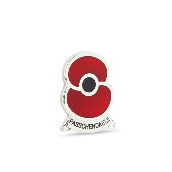 Remembering Passchendaele Poppy Lapel Pin | Poppy Shop UK