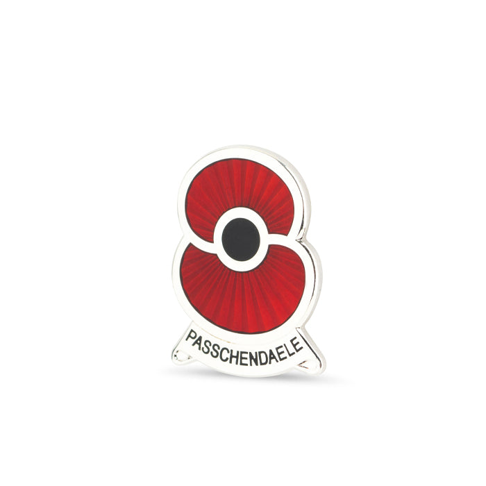 Remembering Passchendaele Poppy Lapel Pin | Poppy Shop UK