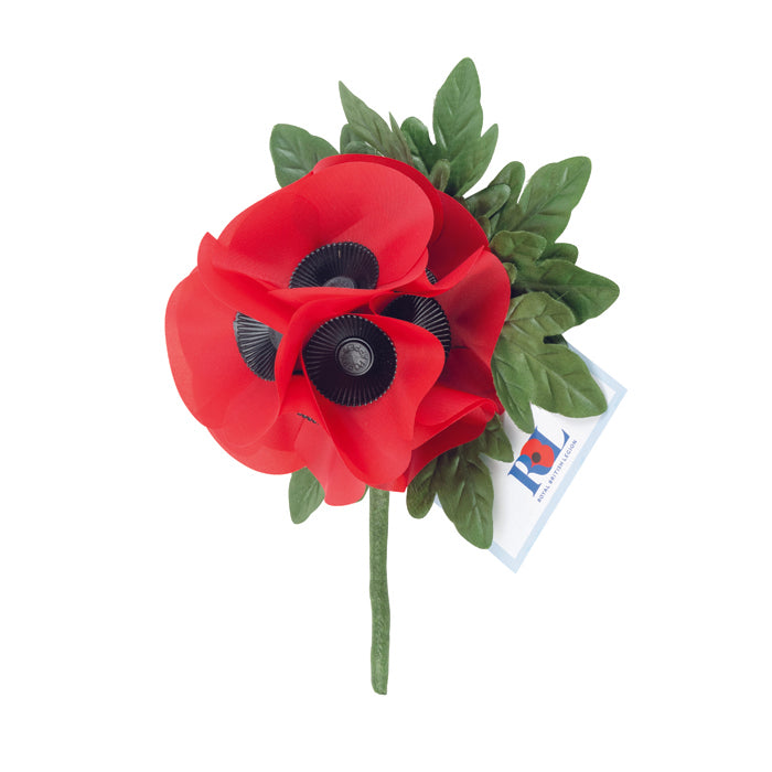 Bunched Poppy Wreath | Poppy Shop UK