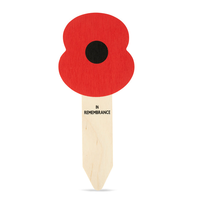 Printed Poppy Shaped Tribute | Poppy Shop UK