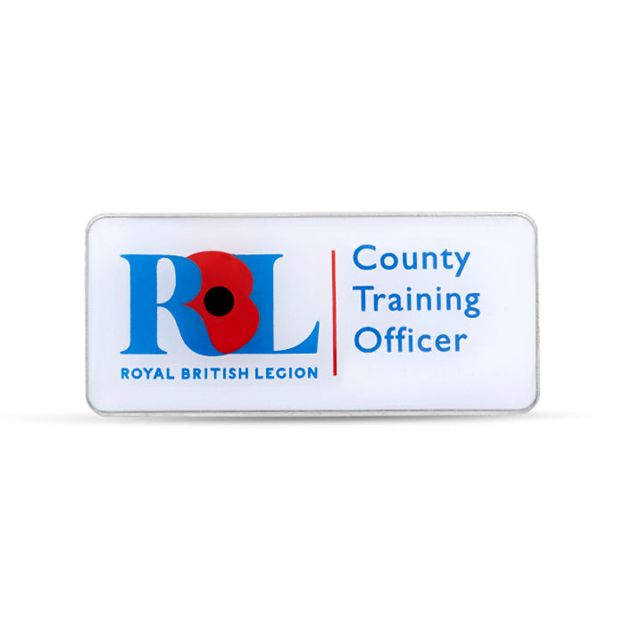 MEMBERS County Training Officer Badge | Poppy Shop UK