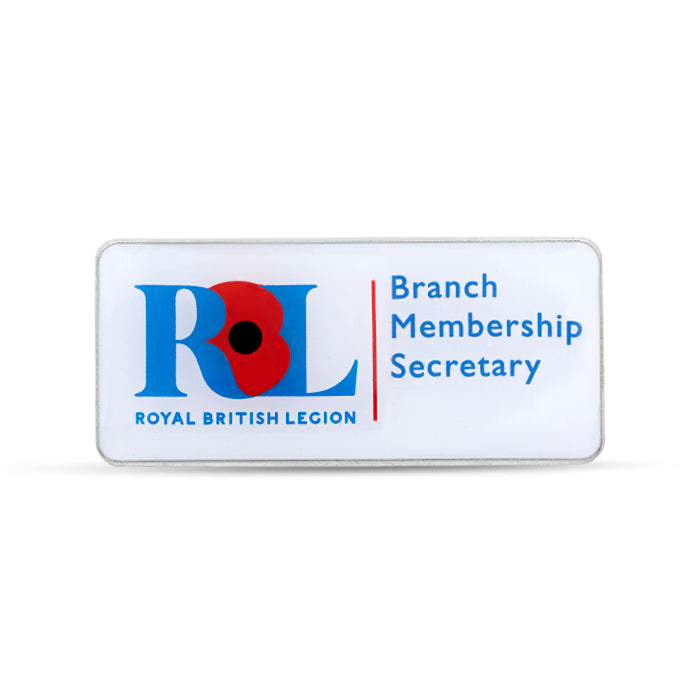 MEMBERS Branch Membership Secretary Badge | Poppy Shop UK